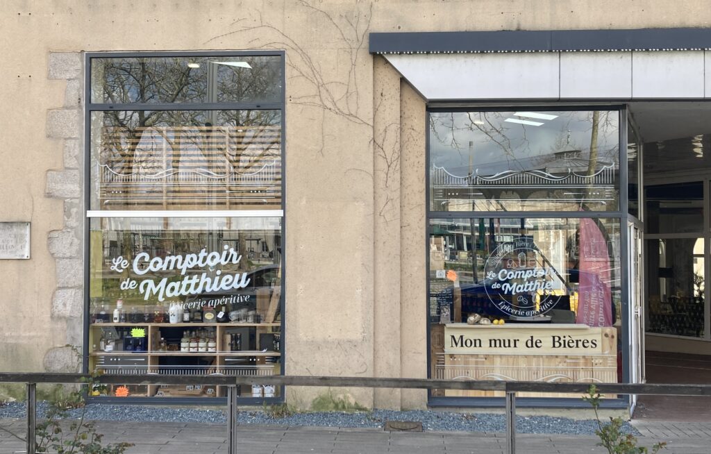 LE COMPTOIR DE MATTHIEU - Vitrine du Centre Ville
